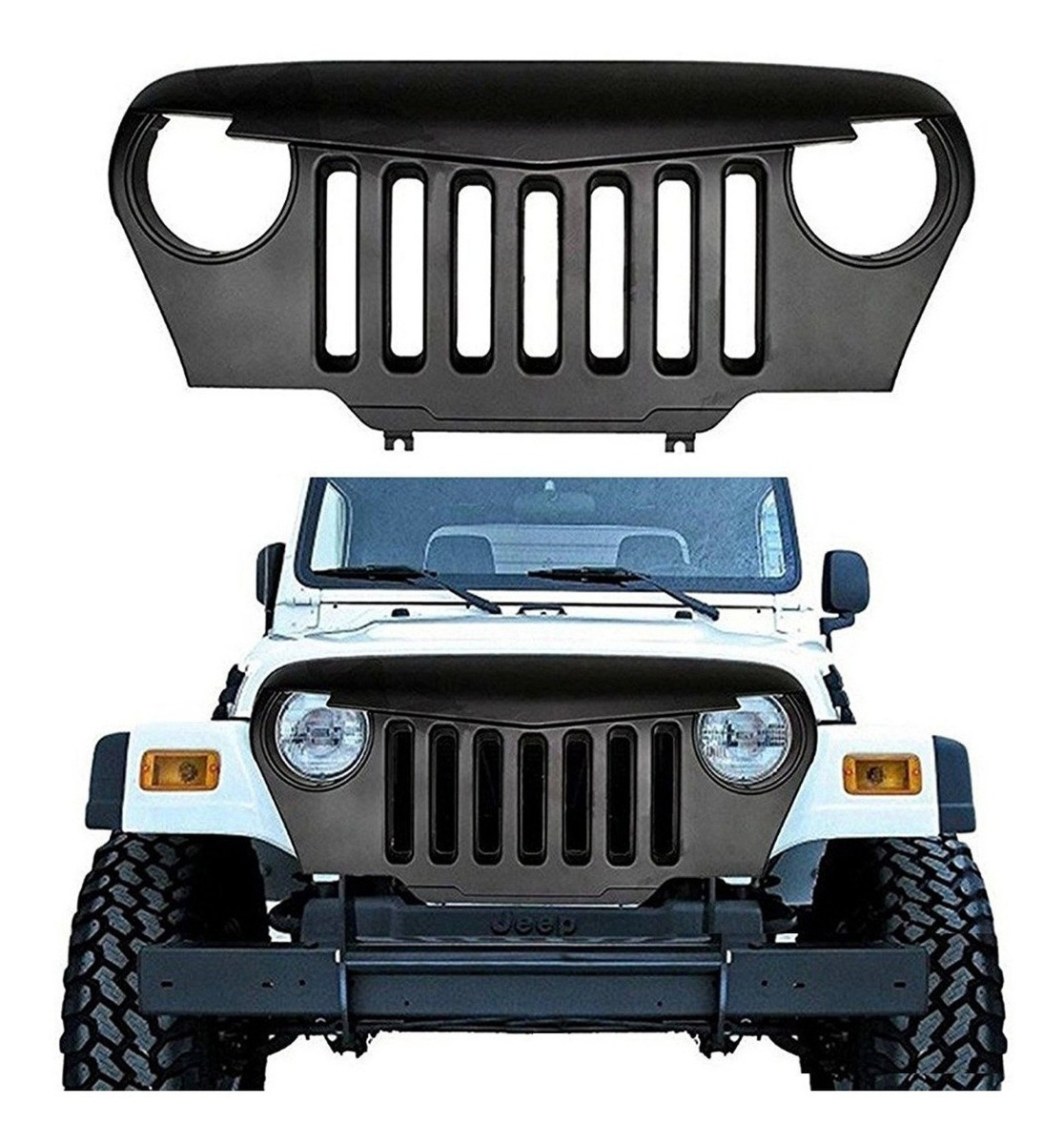 Parrilla Angry Jeep Tj 97-06 - HANGAR